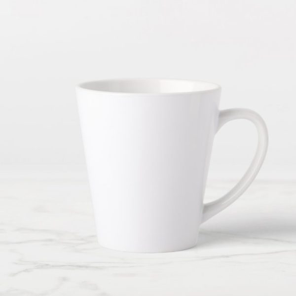 Conical White Mug – Print Right